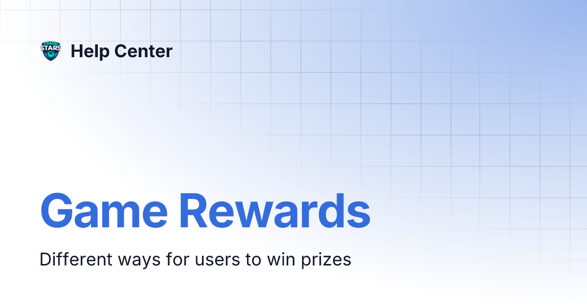 Game Rewards | Help Center